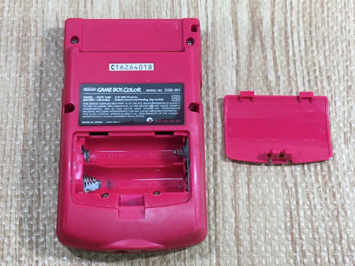 LG1438 Plz Read Item Condi GameBoy Color Red Game Boy Console Japan ...