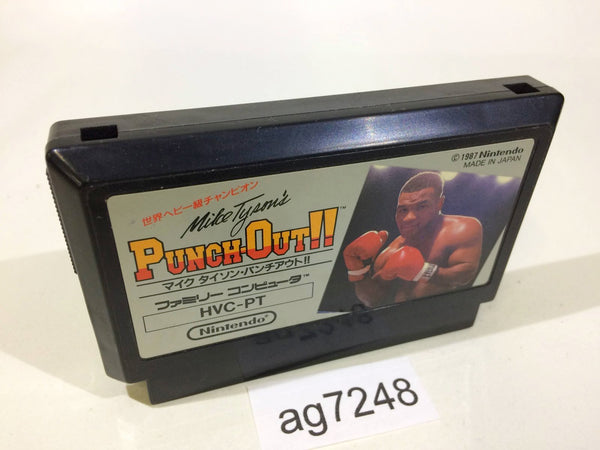 ag7248 Mike Tyson s Punch Out NES Famicom Japan