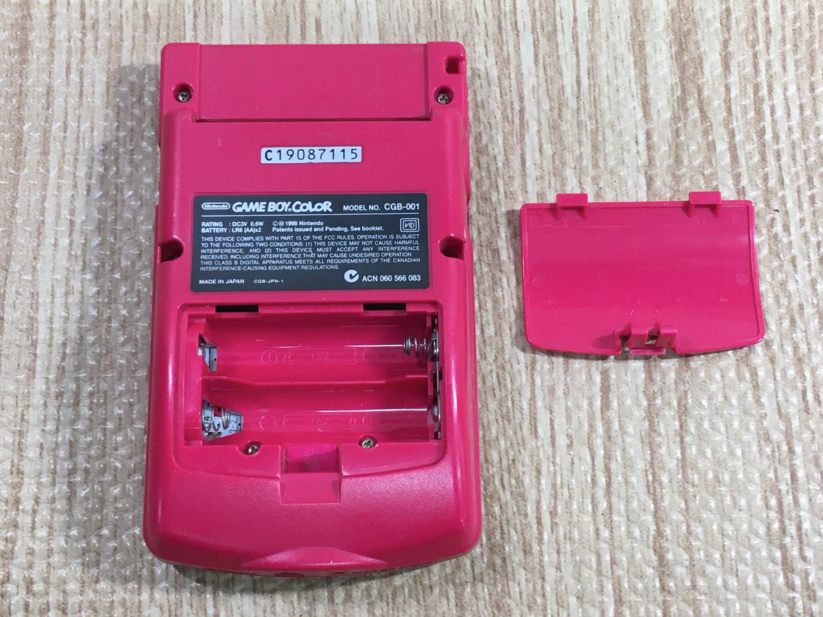 LG1163 GameBoy Color Red Game Boy Console Japan – J4U.co.jp